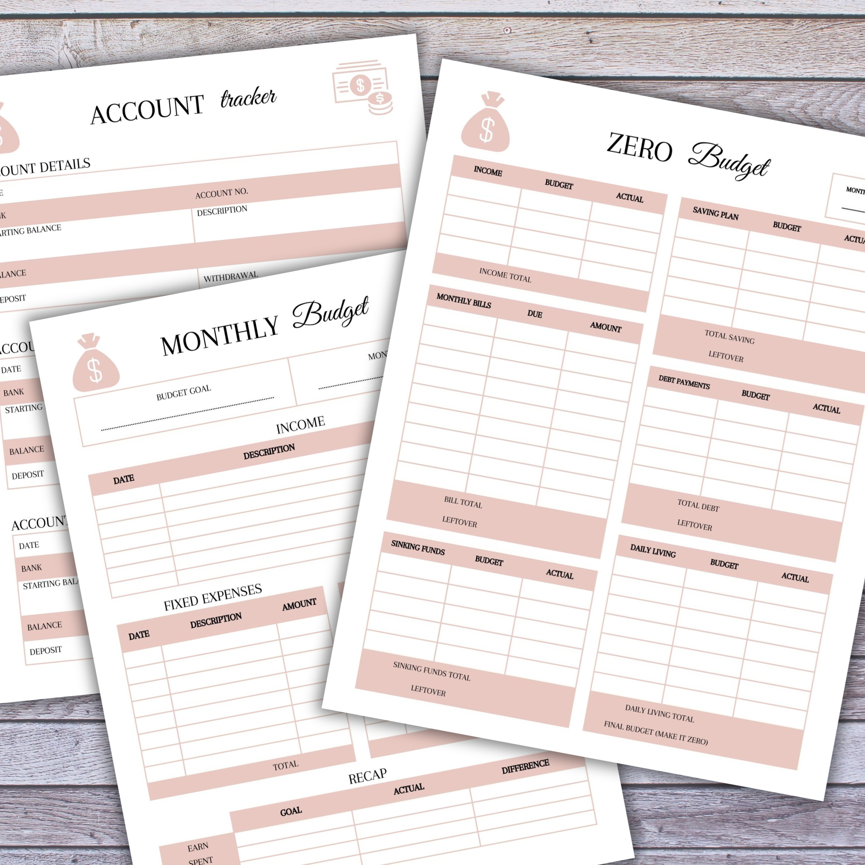 Digital Budget Planner Bundle, Goodnotes Planner, Daily Monthly ...