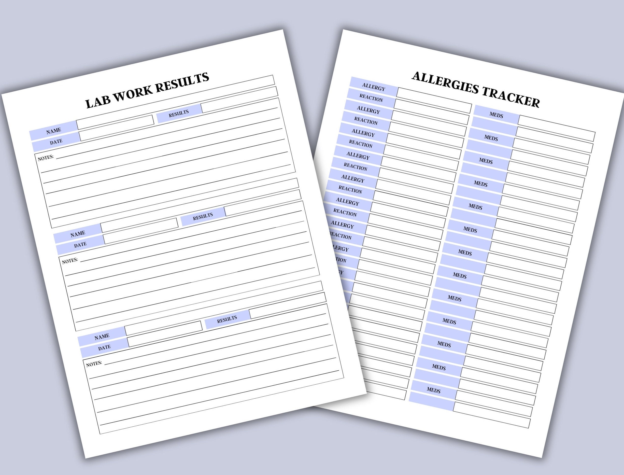 Printable 2024 Medical Planner, Healthcare Journal, Family Health ...