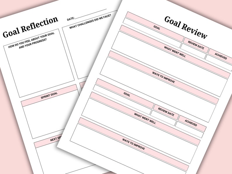 Printable 2024 Goal Planner Bundle, Goal Setting Template, Main Goals ...