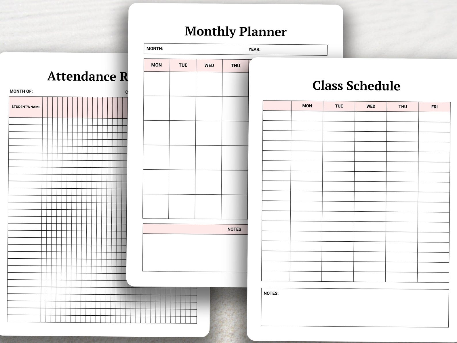 2024-2025 Student Planner, 89 Pages Printable Planner, Academic Student ...