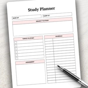 2024-2025 Student Planner, 89 Pages Printable Planner, Academic Student ...