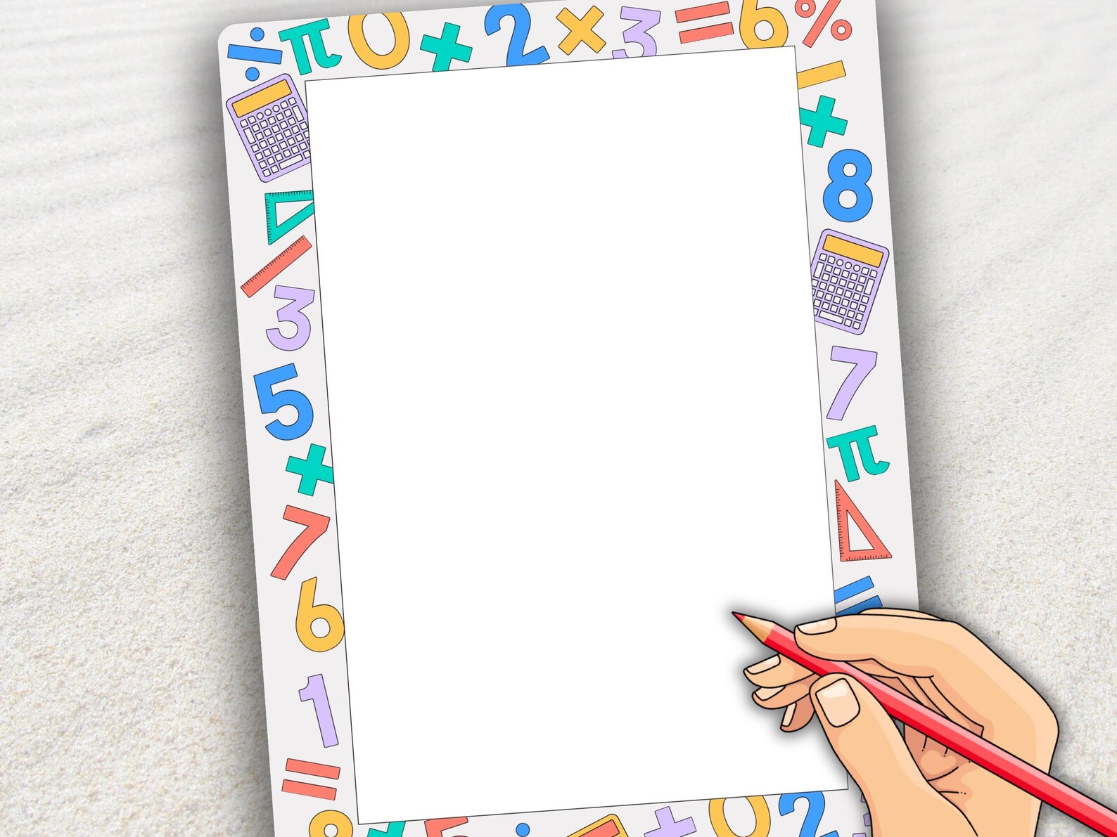 50 Kids Notebook Paper Templates Bundle, Printable Writing Paper ...