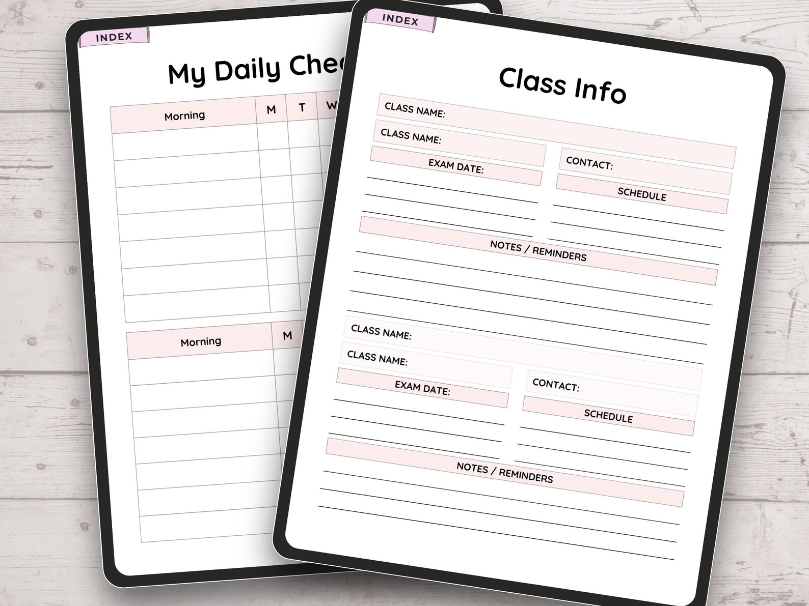 60 Pages Digital Homeschool Planner, Kids Teachers Planner, Academic ...