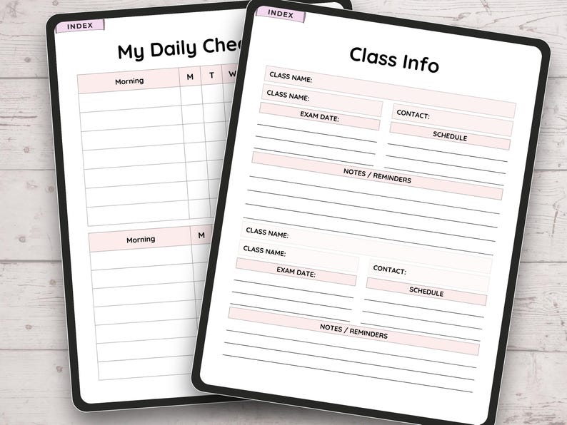 60 Pages Digital Homeschool Planner, Kids Teachers Planner, Academic ...