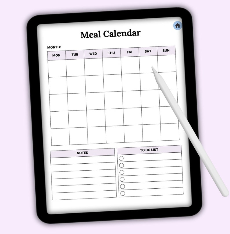 Digital Meal Planner, Hyperlinked Planner, Goodnotes Recipes ...