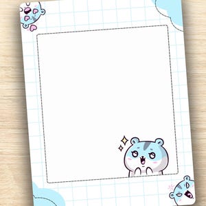 50 Kids Notebook Paper Templates Bundle, Printable Writing Paper ...