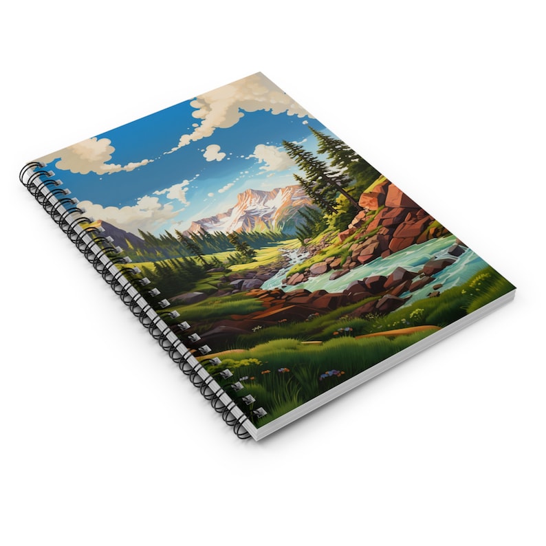 National Forest Spiral Notebook, Mountain Notebook, Nature Journal ...