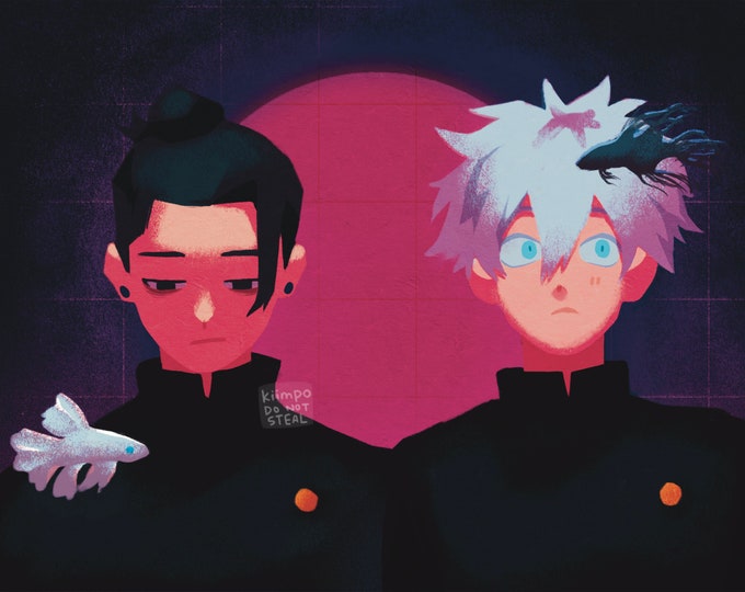 JJK | Satosugu Beta Fish Print - Etsy