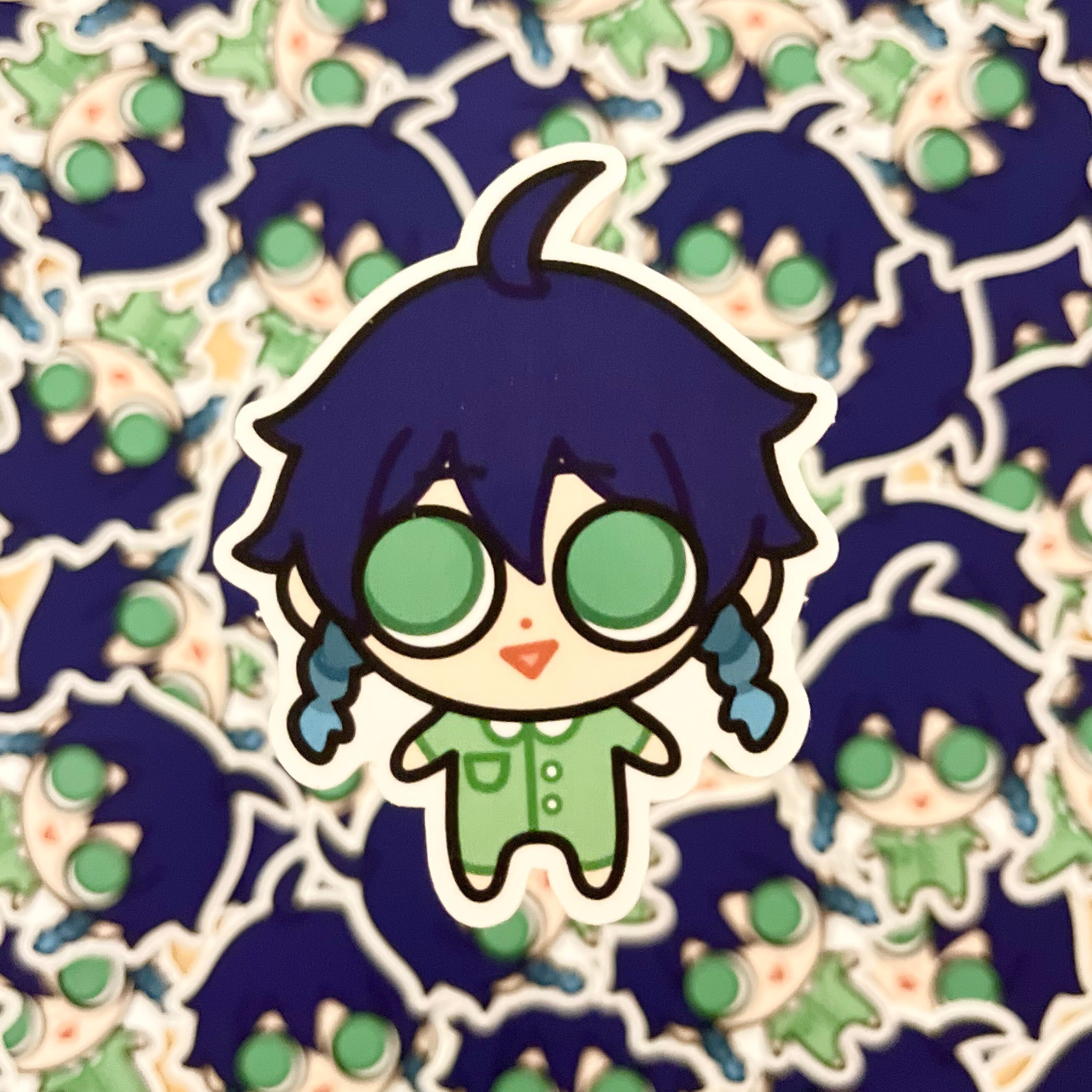 Genshin Impact Anemo Sleepover Sticker - Etsy