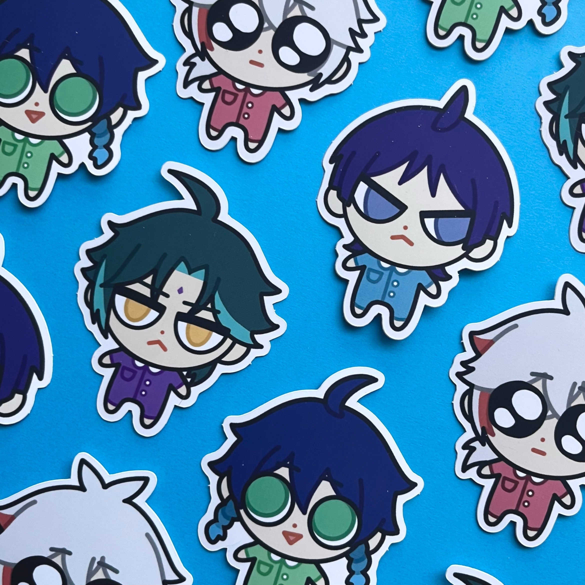 Genshin Impact Anemo Sleepover Sticker - Etsy