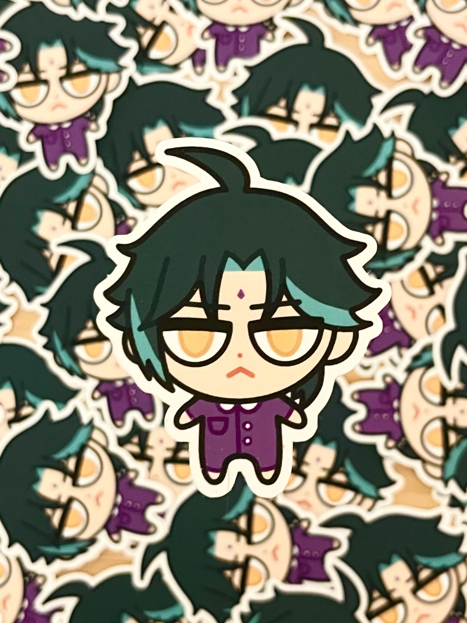 Genshin Impact Anemo Sleepover Sticker - Etsy