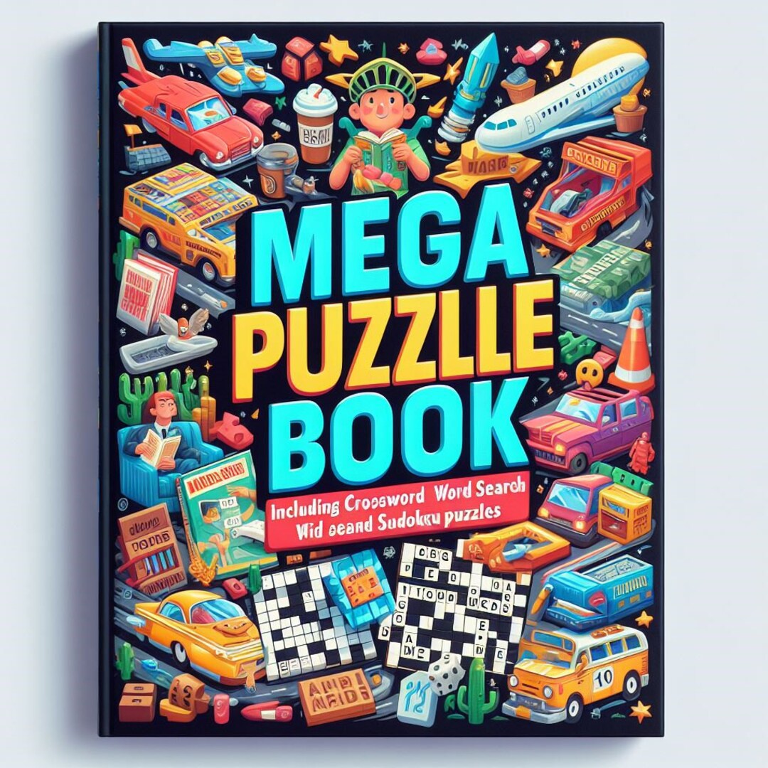 New Puzzle Mega Bundle - Over 100 Puzzles Including Sudoku, Crossword ...