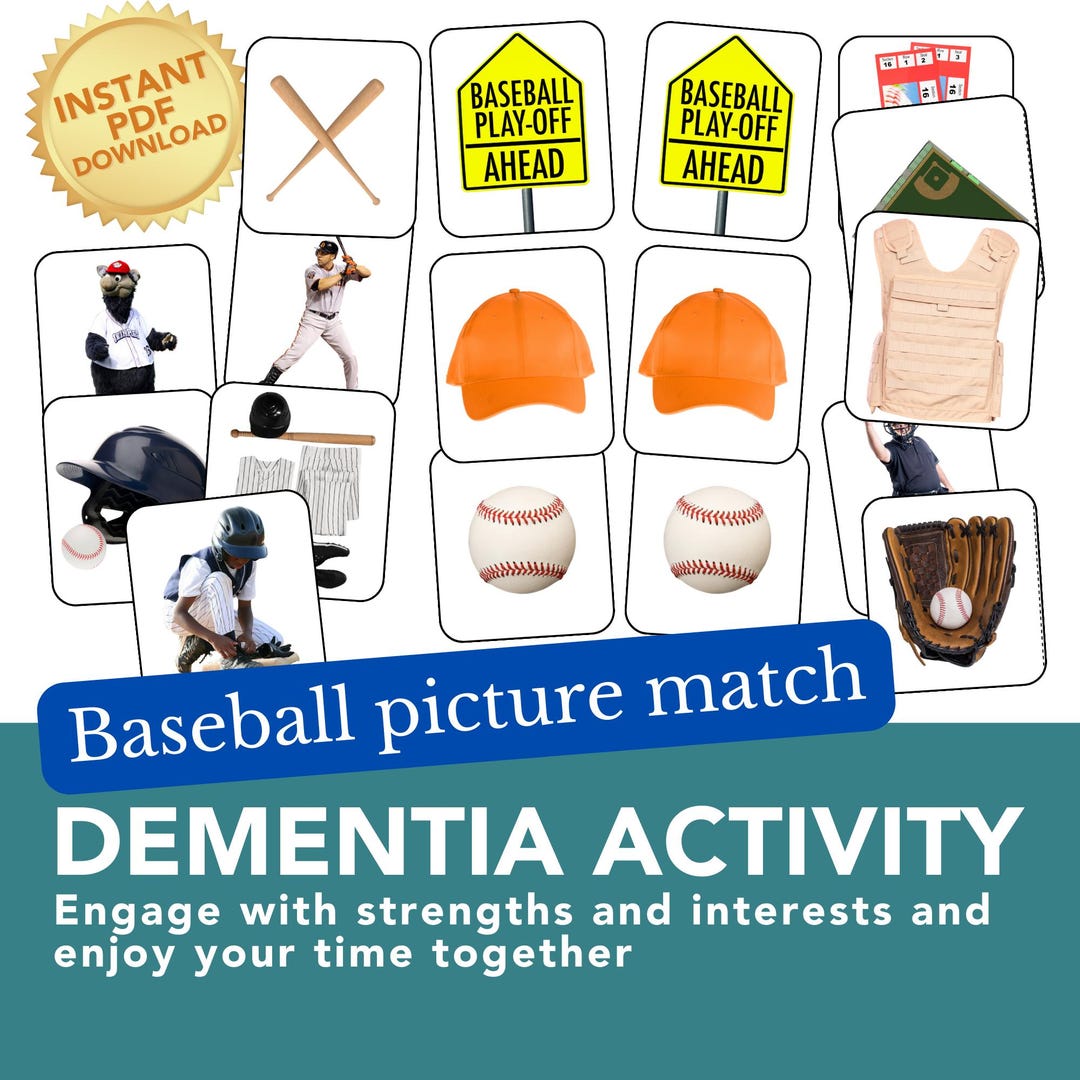 Baseball Theme-activities for Dementia, Activities for Dementia ...