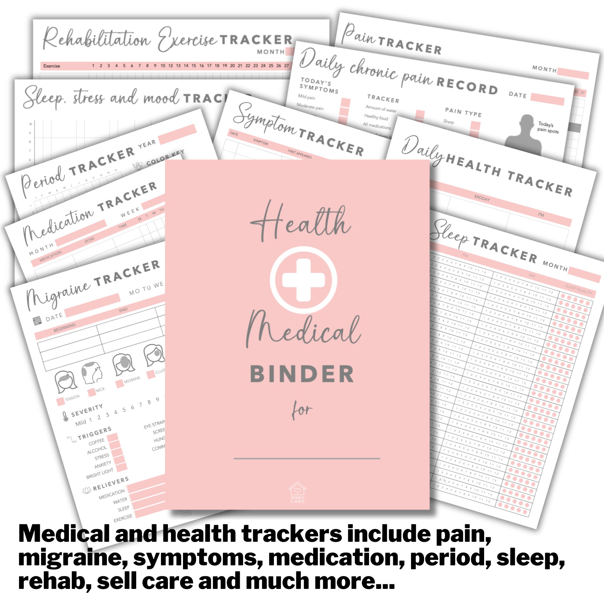 Medical Binder Printable, Chronic Illness Medical Binder, Medical ...