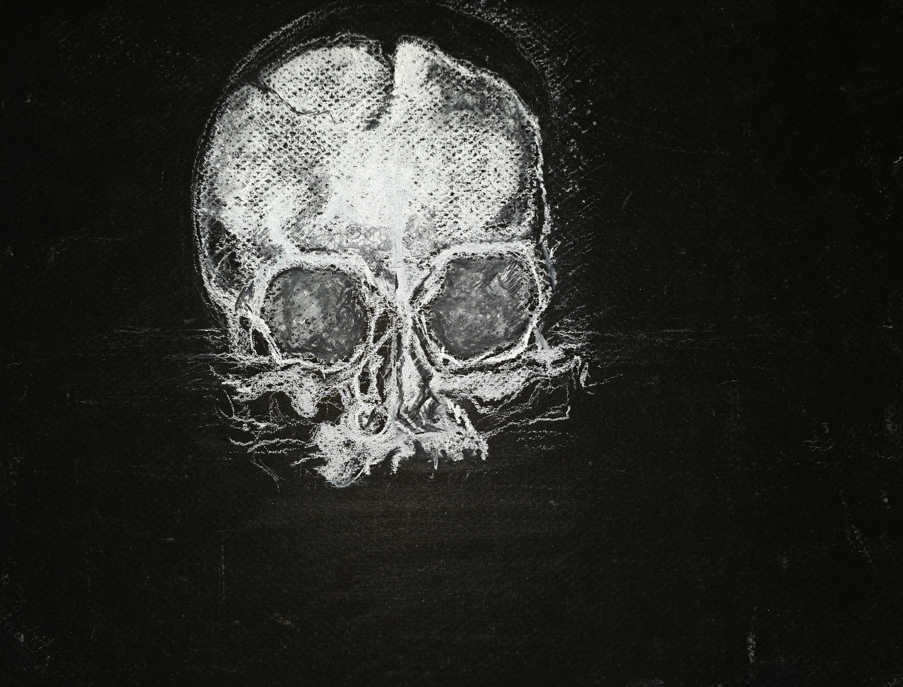 Skull X-ray Art Print 11 X 14 Inches, Skeleton, Dark Art, Gothic ...