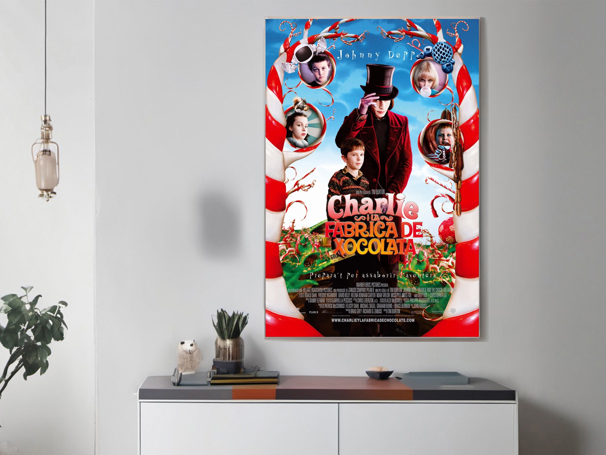 Charlie and the Chocolate Factory_movie Poster,movie Publicity,movie ...