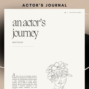 Printable Actor's Toolkit: Scene & Character Breakdowns, Schedule ...