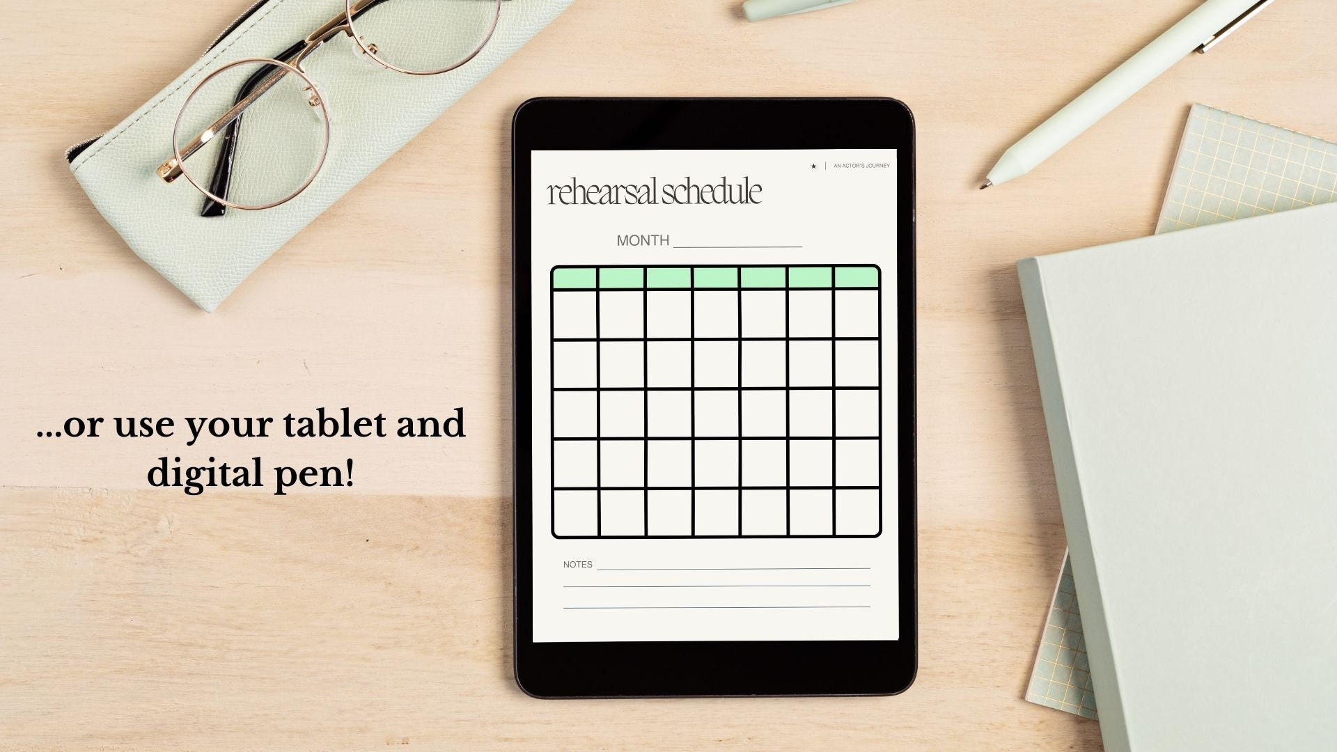 Printable Actor's Toolkit: Scene & Character Breakdowns, Schedule ...