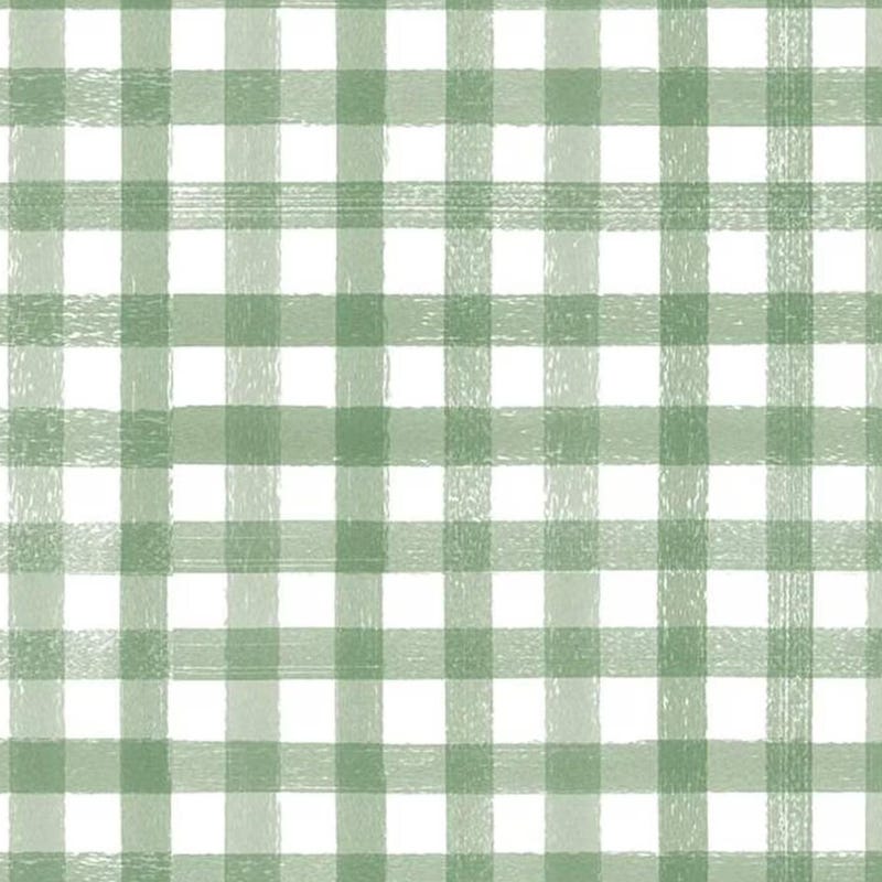Green Gingham Fabric - Etsy