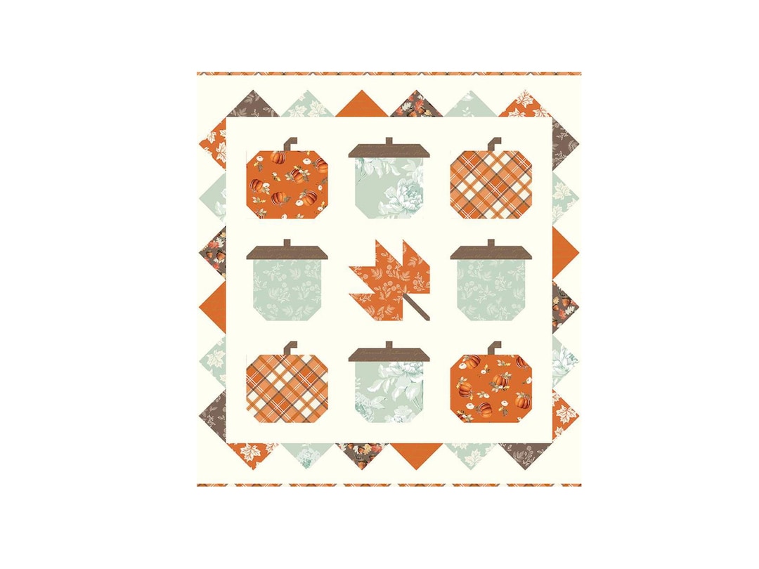 Hello Autumn Quilt PATTERN P144 by Primrose Cottage Quilts - Riley ...