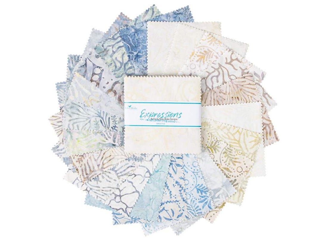 Expressions Batiks Breathe 5" Stacker- 5-BREATHE-42- Riley Blake ...