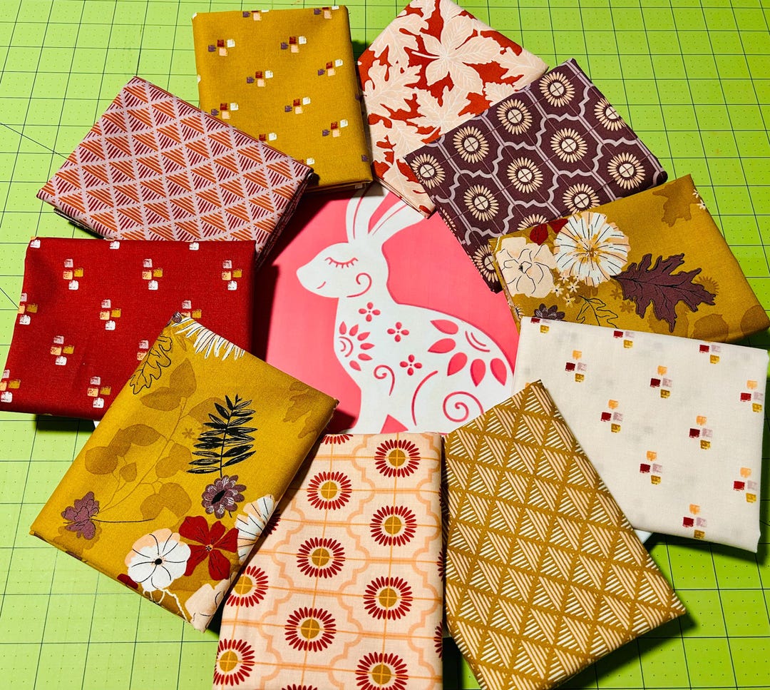 SALE Fat Quarter Bundle 10 PCS- Maple- Riley Blake Designs- Fall Fat ...