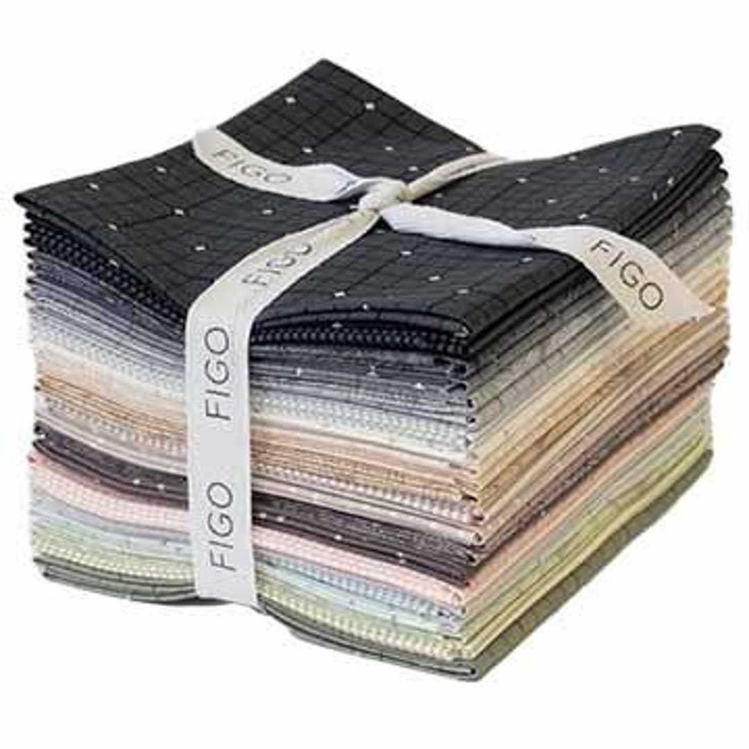 Serenity Fat Quarter Bundle- FQSEREN24-10- Figo Fabrics- 24pcs- Precut ...