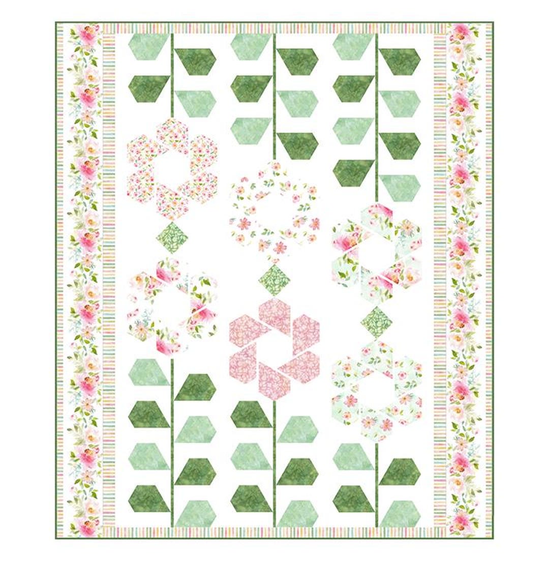 Hanging Garden Quilt Pattern - PTN3222- Quiltfox Design- Northcott ...