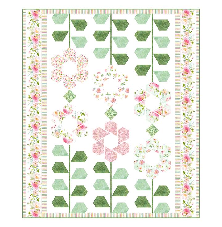 Hanging Garden Quilt Pattern - PTN3222- Quiltfox Design- Northcott ...