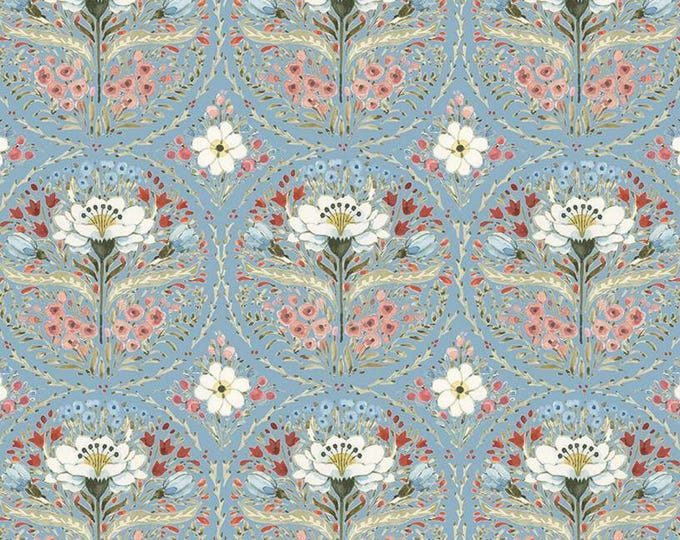 Countryside Medallion Blue- C14531- Riley Blake Designs- Floral ...