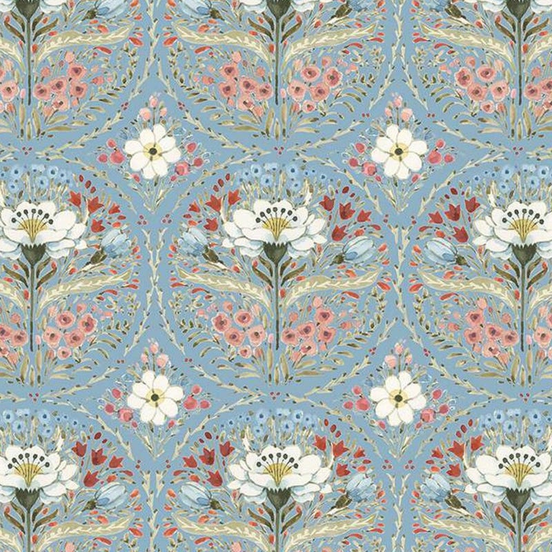 Country Blue Fabric - Etsy