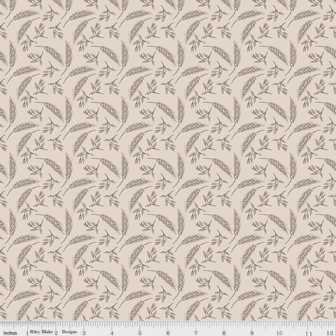 A Walk on the Prairie Wheat Putty C15233- Riley Blake Designs- Wheat ...