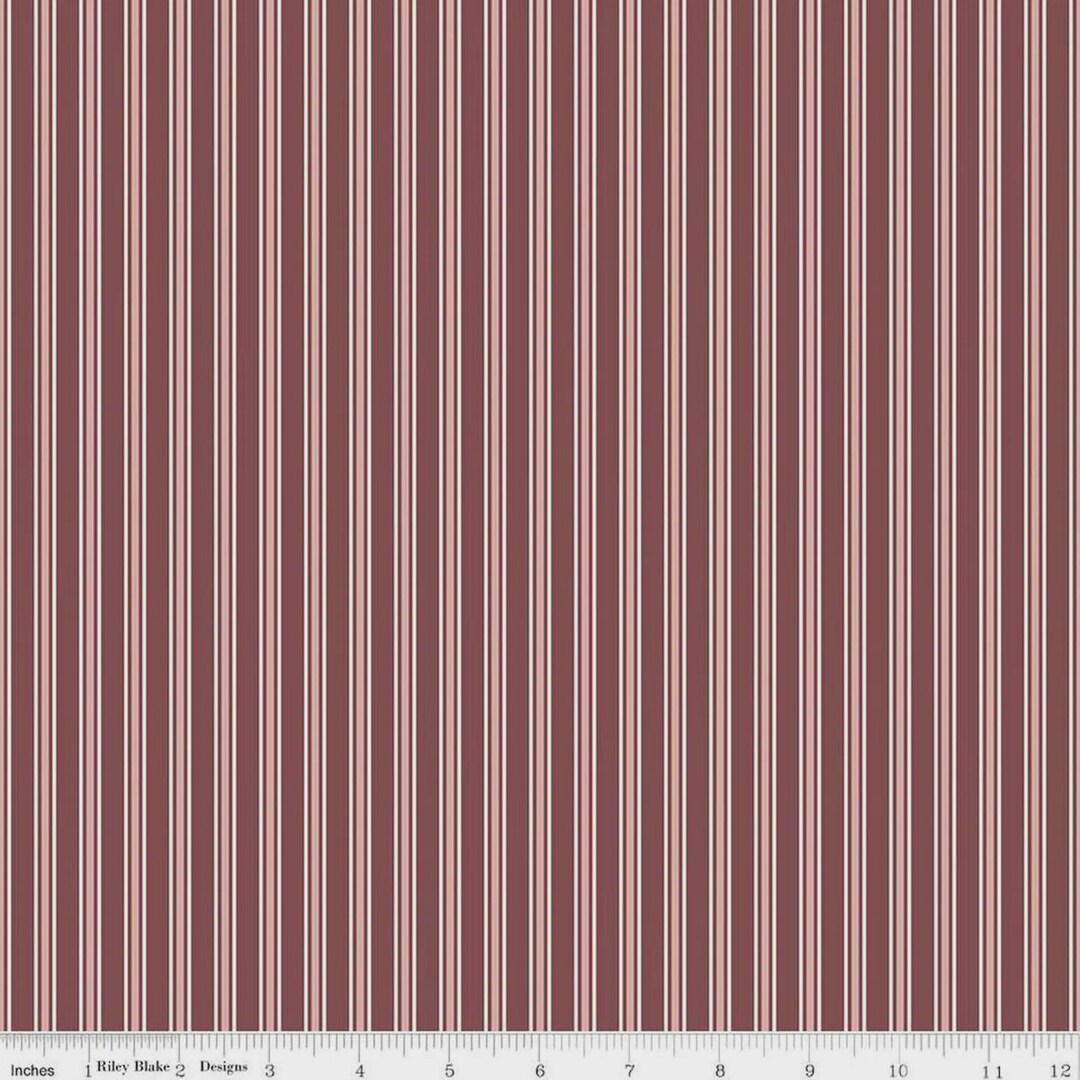 A Walk on the Prairie Stripes Marsala C15234- Riley Blake Designs ...