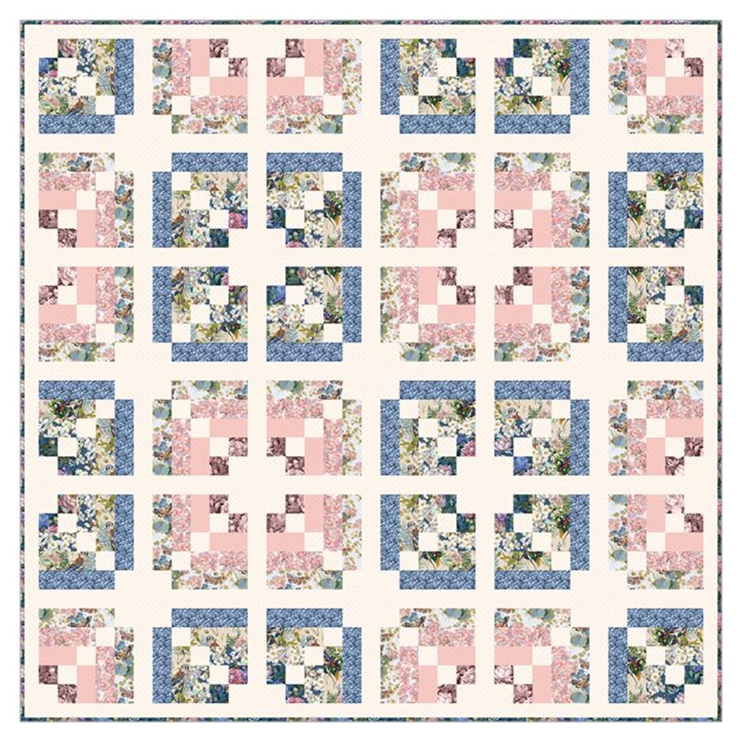 Intertwined Quilt Pattern- PTNF93- Toad & Sew- Baby, Throw and Bed Quit Pattern- Quilt Patterns ...