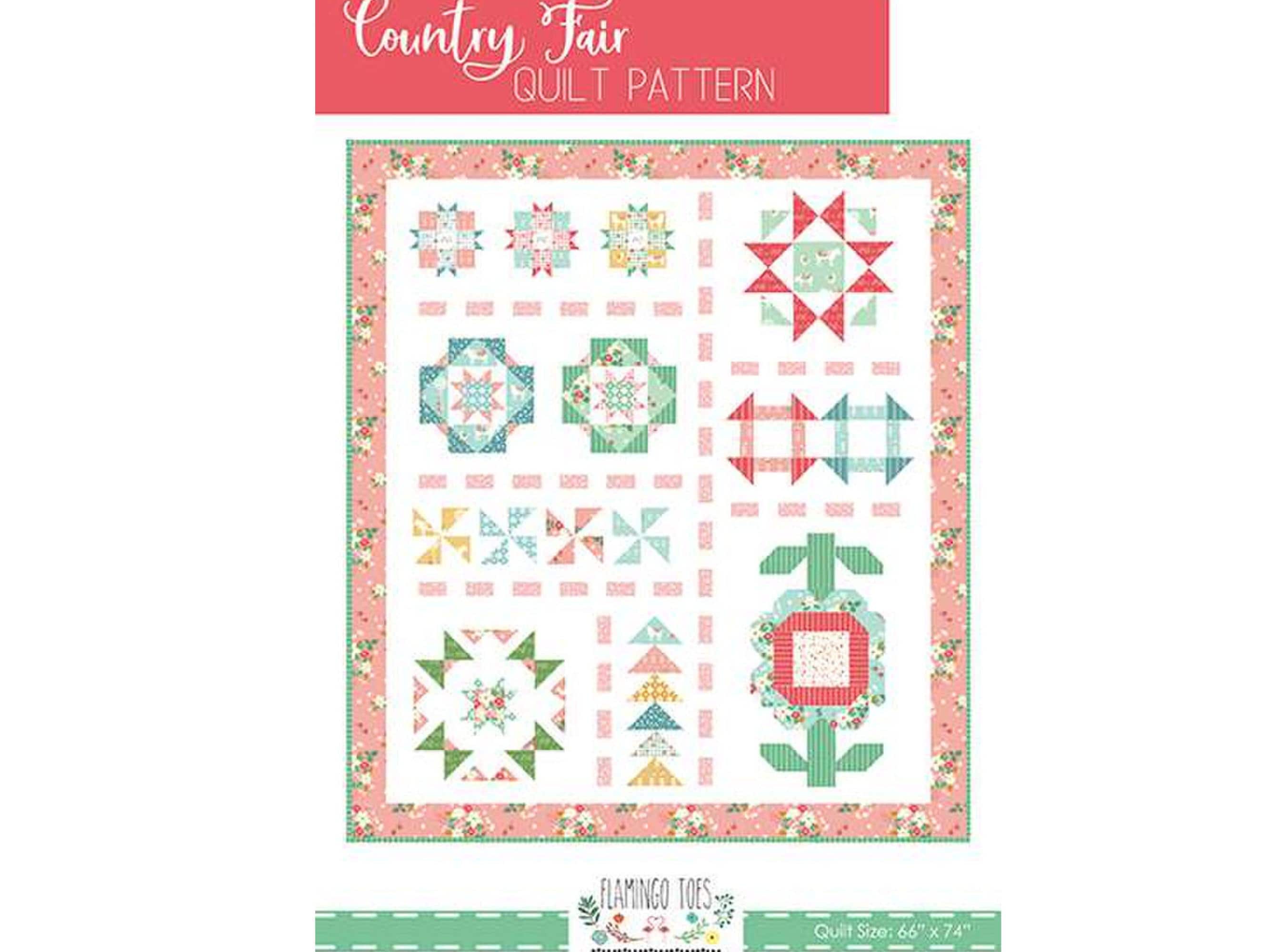 Beverly Mccullough Country Fair Quilt Pattern- P138- Riley Blake ...