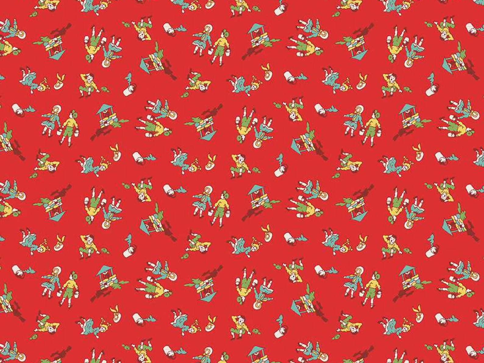 Storytime 30s Jack and Jill Red-c13864- Riley Blake Designs ...