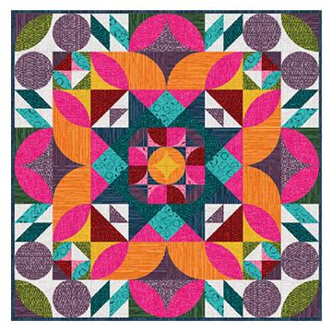 Bloem Quilt Pattern- PTNF09-10- Libs Elliot- Figo Fabric-andover ...