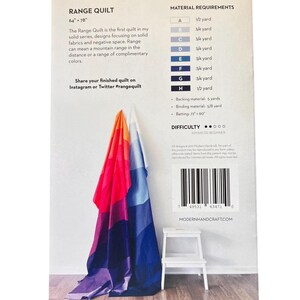 Range Quilt Pattern PTNF39- Modern Handcraft- Mountains Quilt Pattern ...