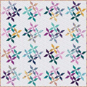 Gerri Robinson Spin Me Around Quilt Pattern- P120-precut Friendly- 10 ...