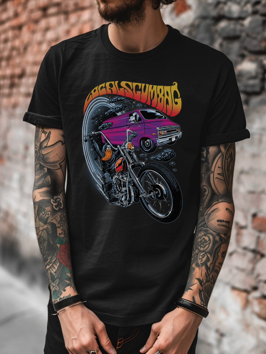 Van Shirt, Van Life, Van Culture, Biker Shirt, 2%er, Dodge Van, Chevy ...