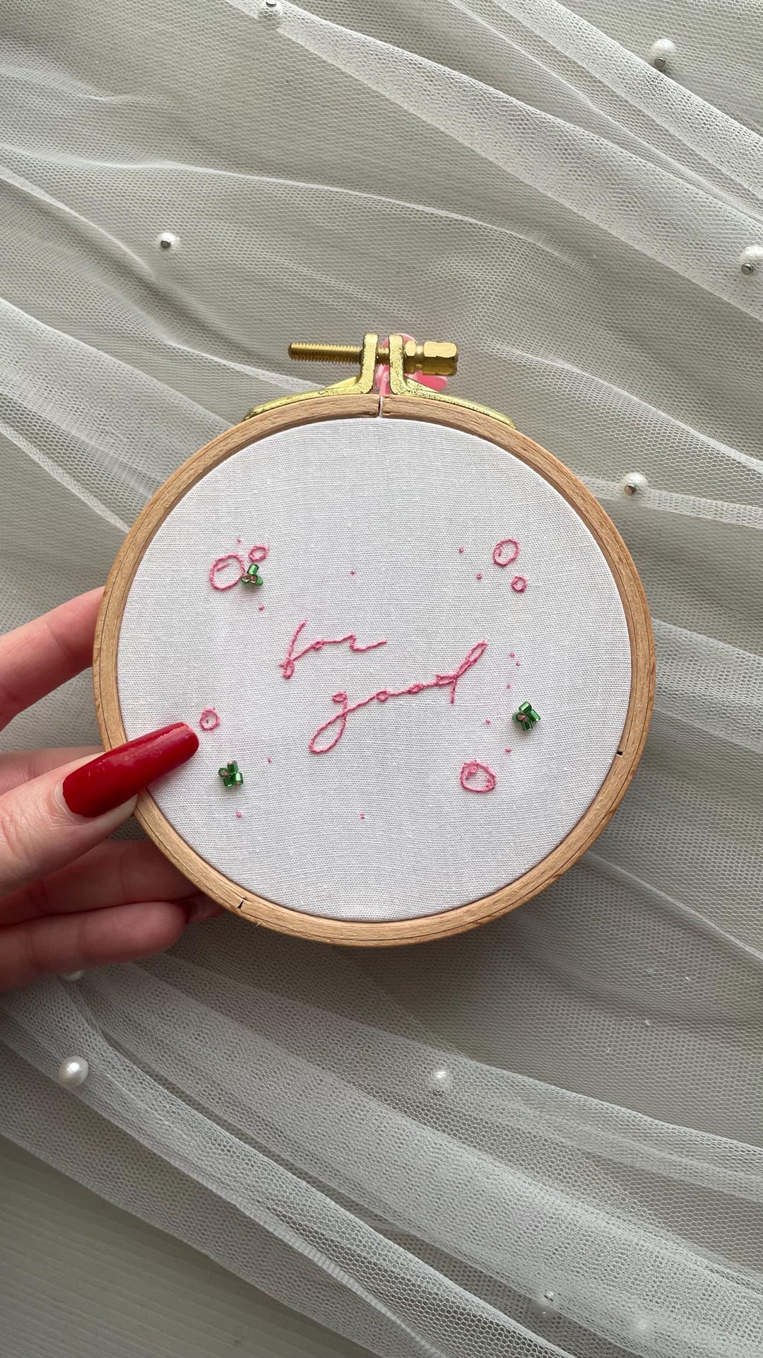Wicked For good I have been changef Hand Embroidery Hoop Geschenk ...