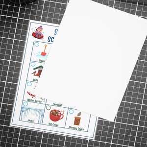 Snow Day Scavenger Hunt Printable Snowman Spy Game for Winter ...