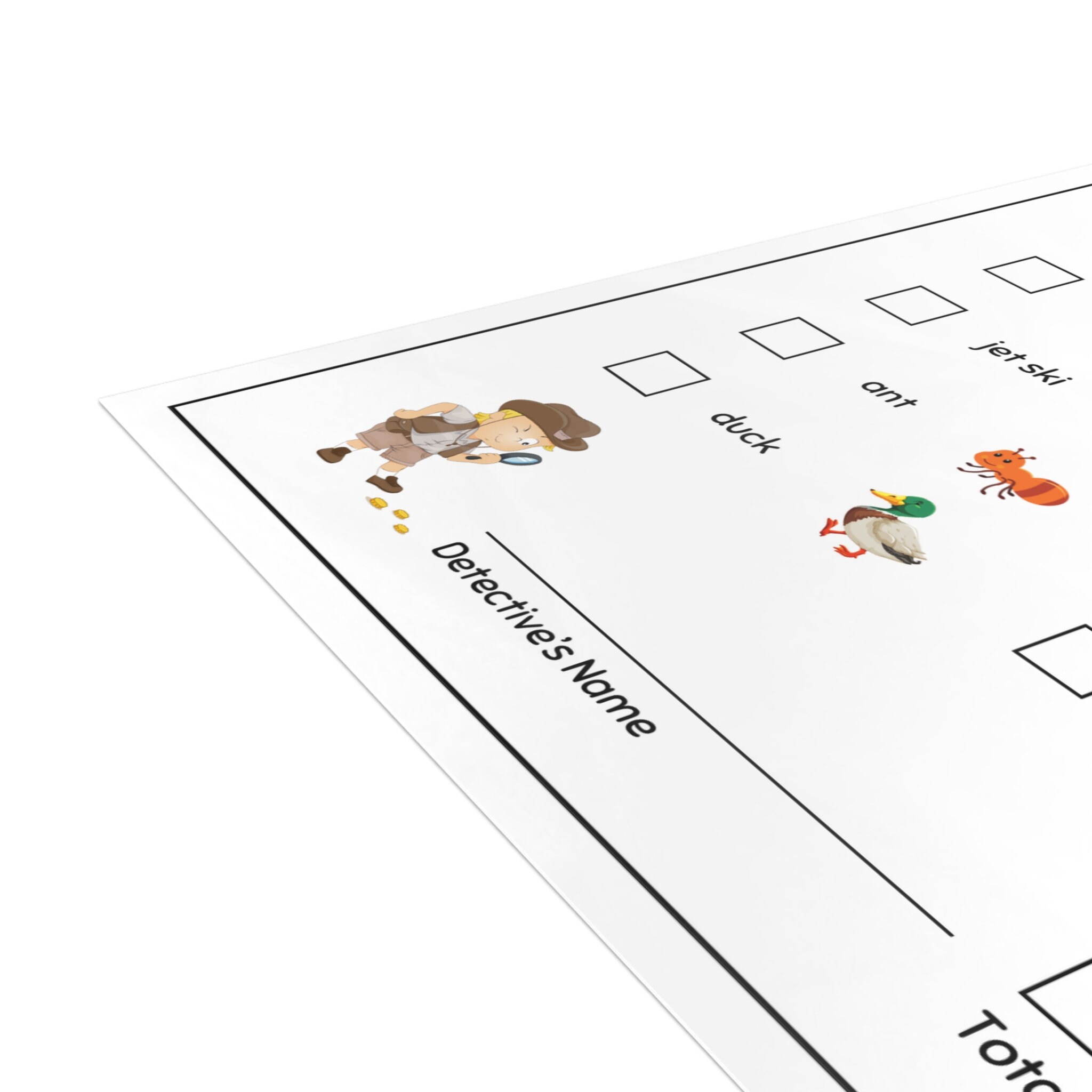 Lake Scavenger Hunt, Lake Vacation Games, Camping Treasure Game for ...