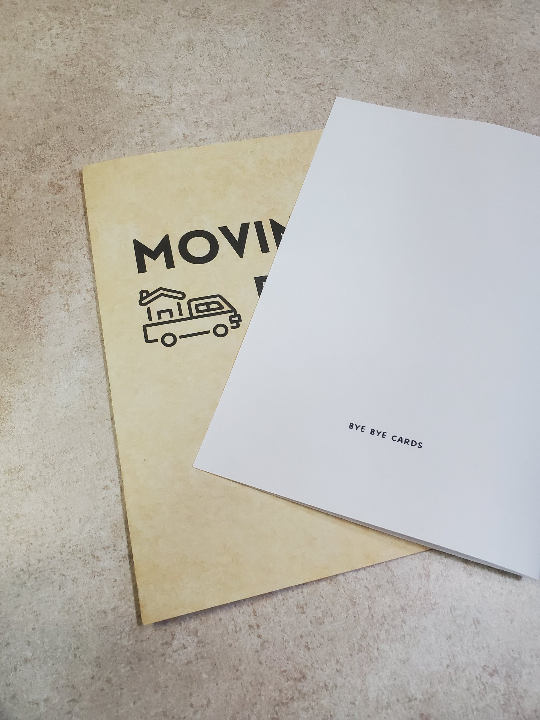 Moving Away Card, Printable Card, Moving Day Goodbye Card, Quick Print ...