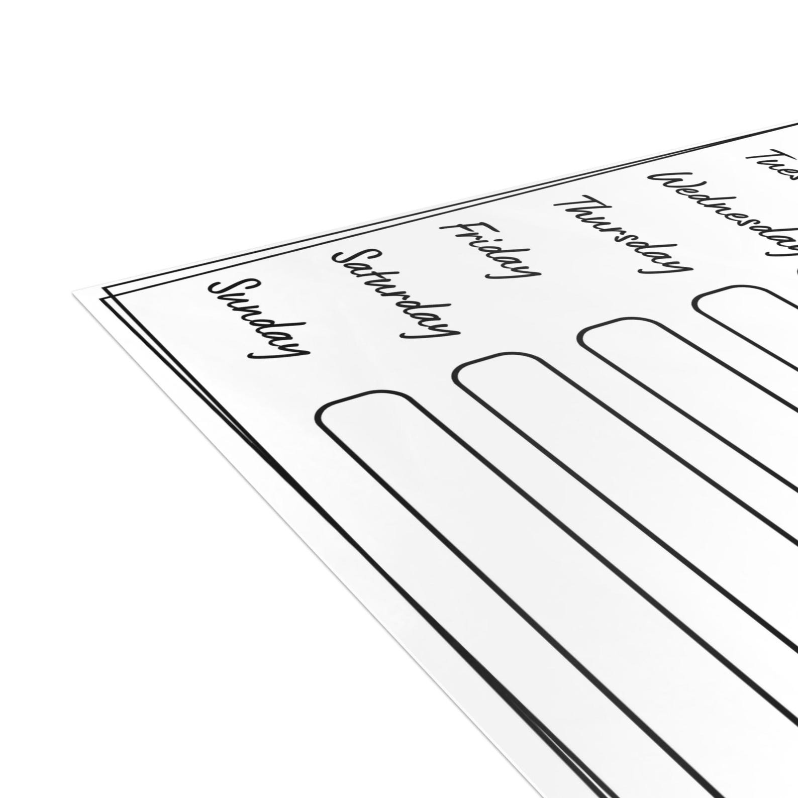 Menu Plan Printable Family Dinner Planner for Fridge, This Week's ...