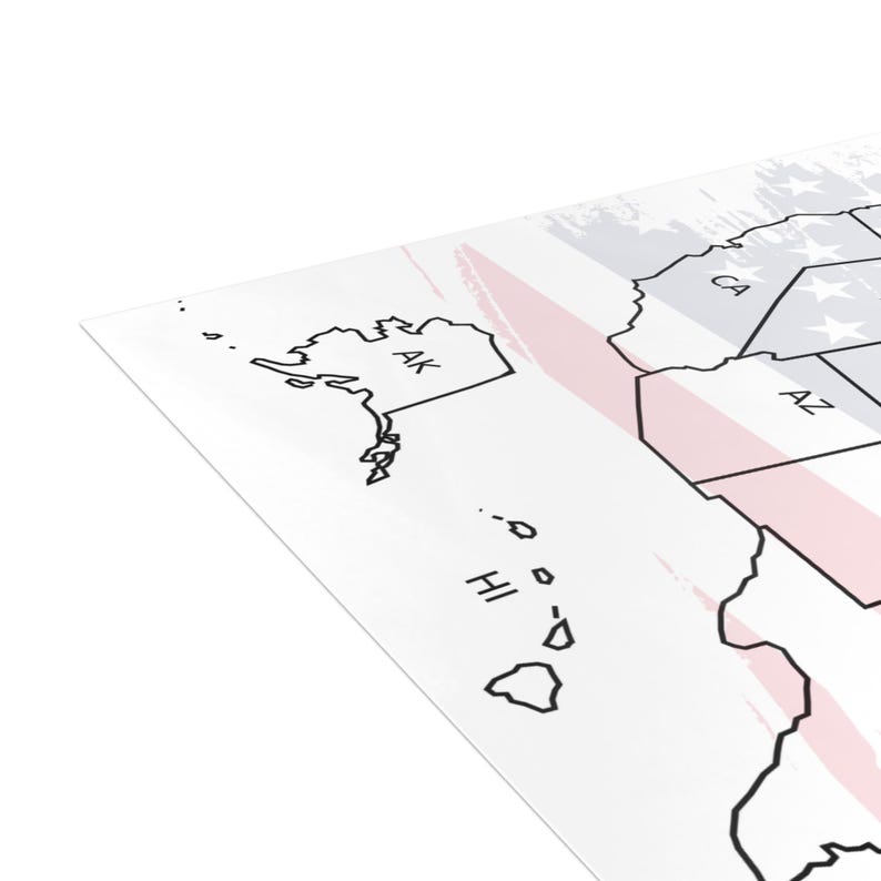 License Plate Map Game Printable Road Trip Game for Family Scavenger ...