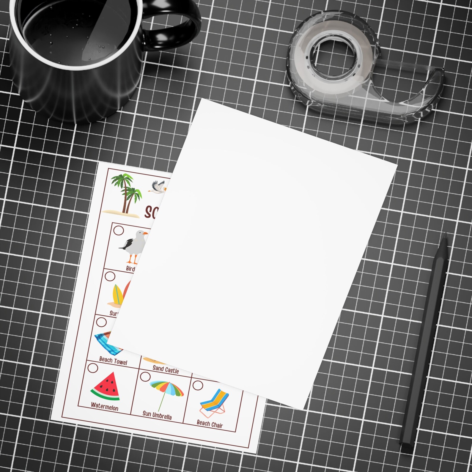 Beach Scavenger Hunt, Treasure Hunt for Beach Days With Kids, Ocean I ...