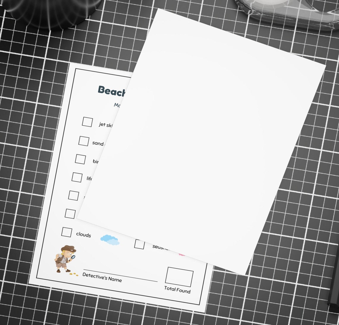 Beach Scavenger Hunt, Treasure Hunt, I Spy Game for Kids, Beach Hunt ...