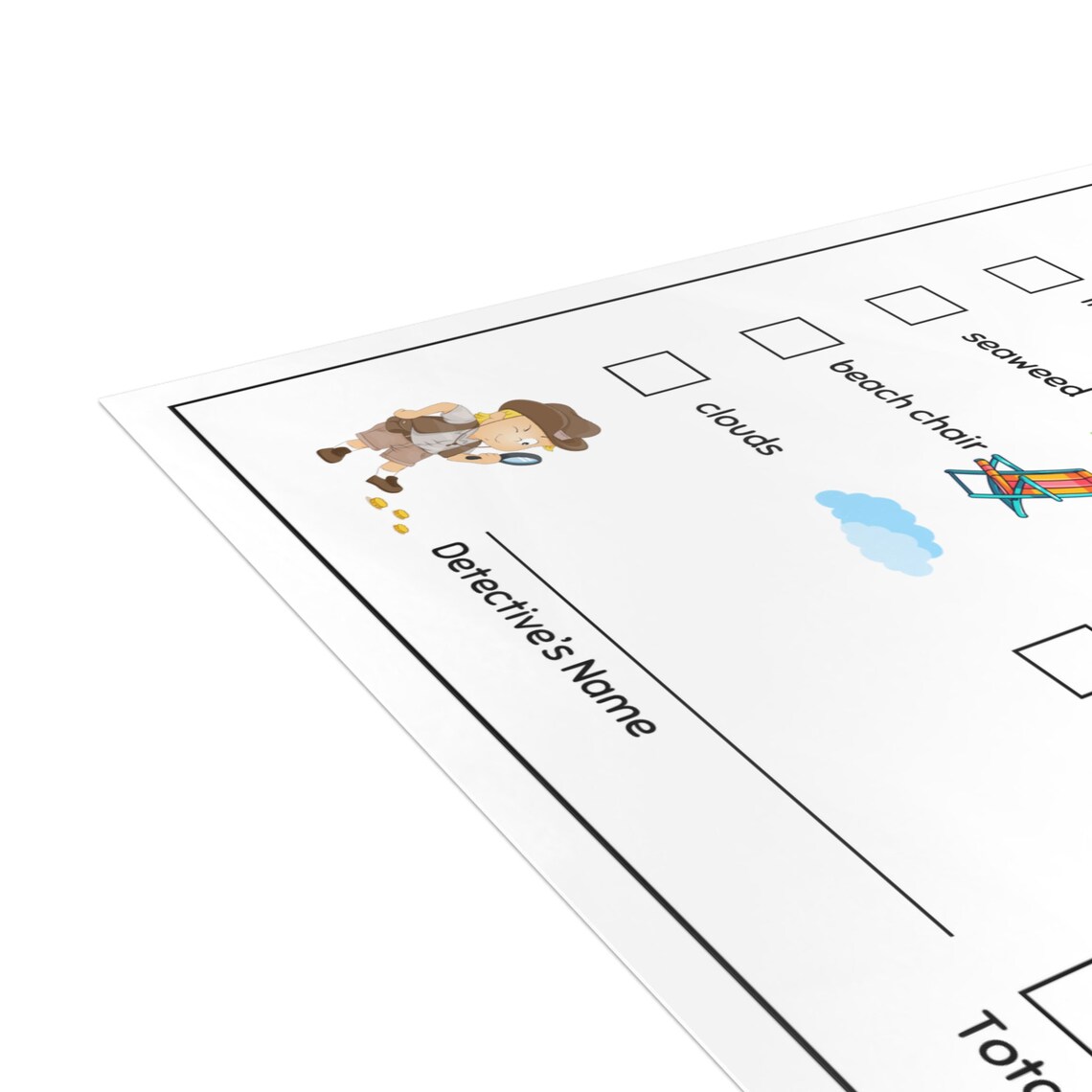 Beach Scavenger Hunt, Treasure Hunt, I Spy Game for Kids, Beach Hunt ...