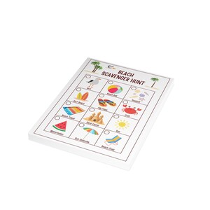 Beach Scavenger Hunt, Treasure Hunt for Beach Days With Kids, Ocean I ...